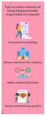 6 ways managers can be held personally liable in lawsuits